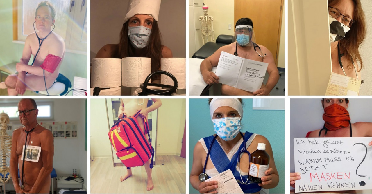 Jutarnji list - NJEMAČKE DOKTORICE I NJIHOVI KOLEGE SKINULI SE GOLI JER IM FALI ZAŠTITNE OPREME ...